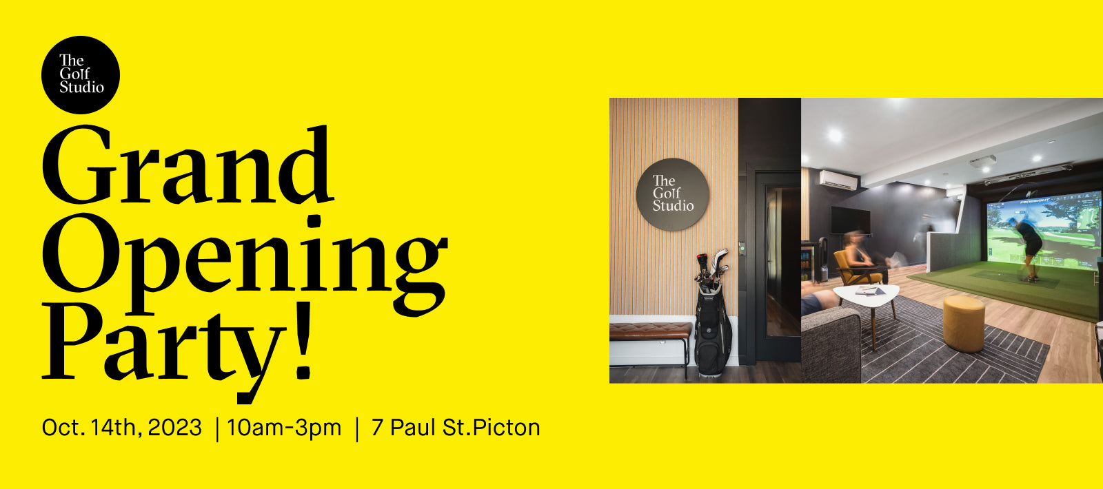 Grand Opening Party! – The Golf Studio